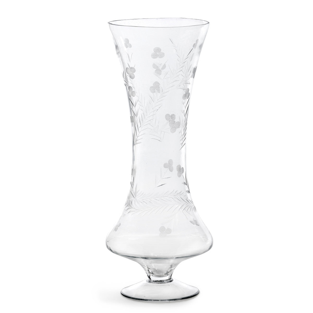 Zelda Etched Glass Vase Large – Hill Home Decor
